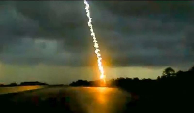 Man Critical As House Catches Fire After Lightning Strike