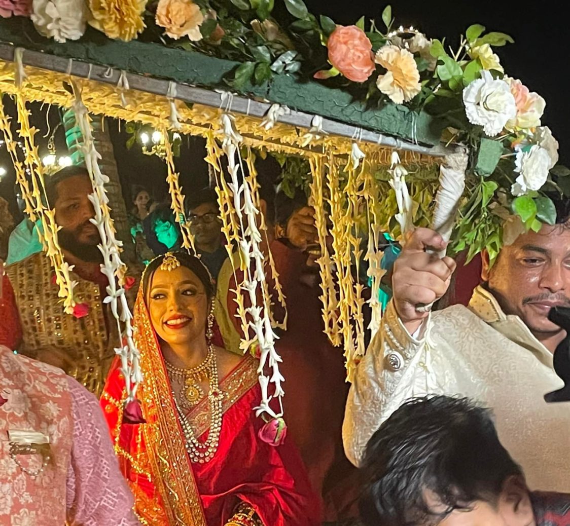 Choudwar Cuttack MLA Souvic Biswal ties knot in Konark