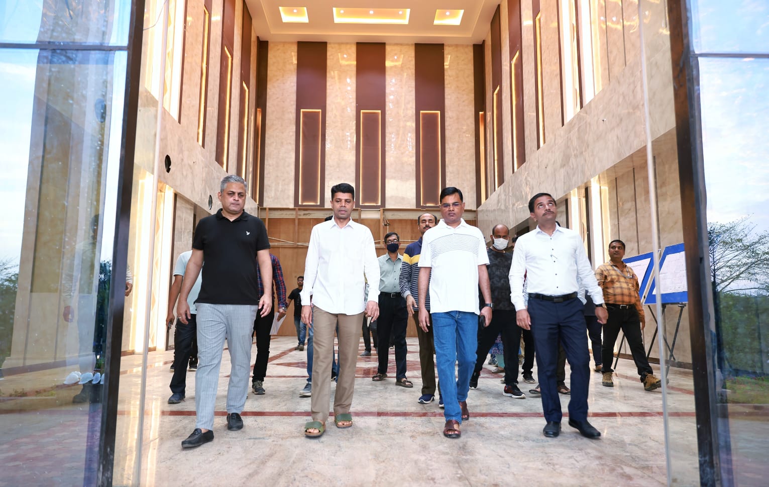 5T Secretary V K Pandian Visits IT Towers In Bhubaneswar