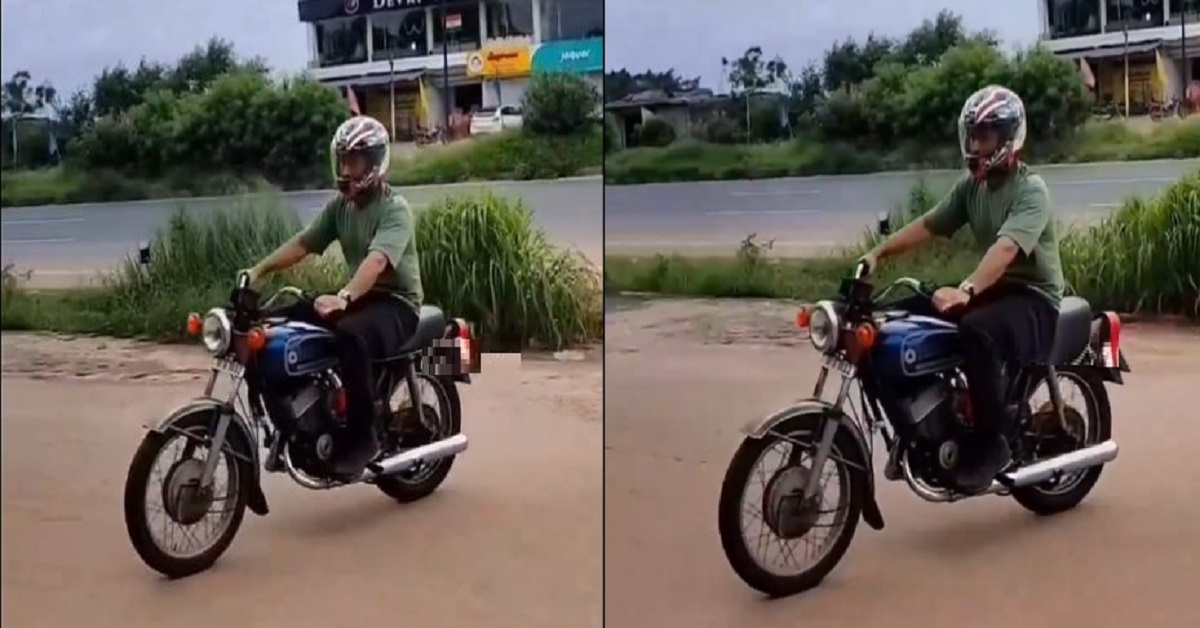 MS Dhoni seen riding bike in Ranchi, Watch