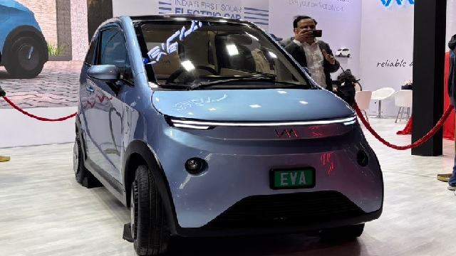 Solar-Powered Vayve Eva Electric Car launched at Rs 3.25 lakh