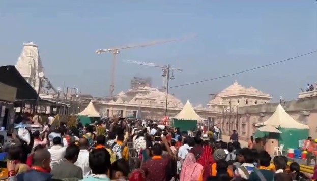 Crowd at Ayodhya Ram temple, see detailed reports here