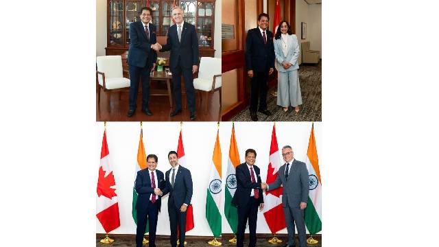 Piyush Goyal meets Canadian Prime Minister in Ottawa