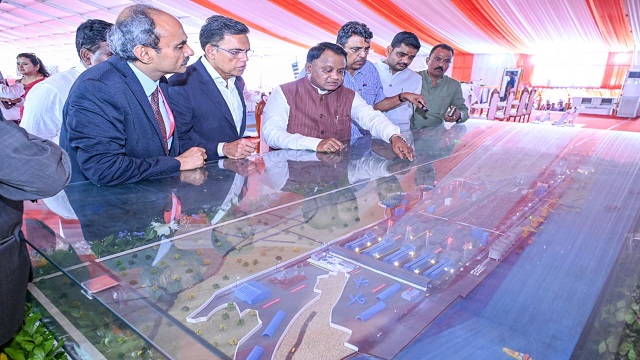 Odisha CM lays foundation stone of JSW Mega Steel Plant in Paradip