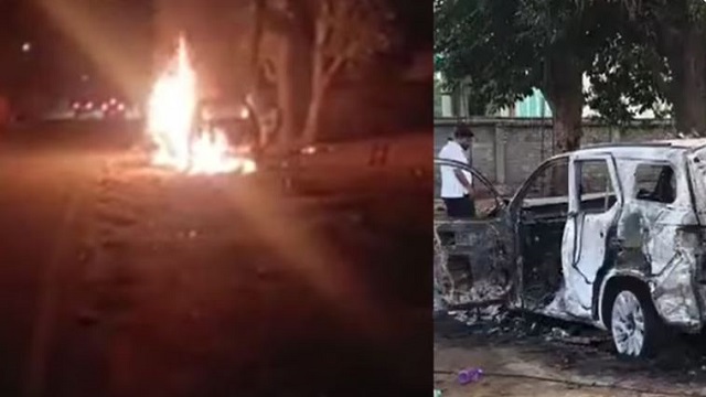 3 including BJP leader burnt alive as car set on fire over mining dispute
