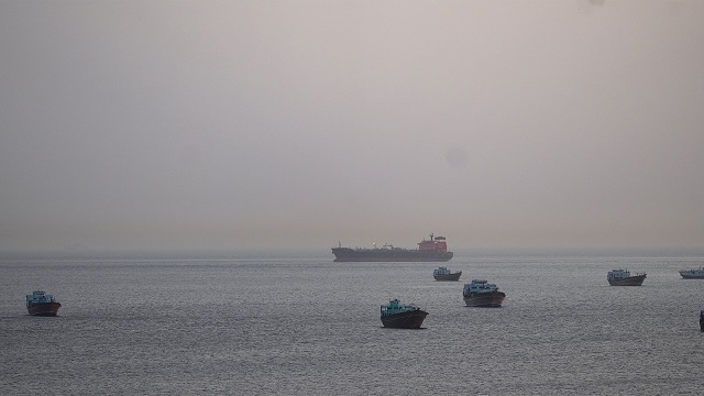 Smoke Detected from MT Jalveer Near Oman Coast
