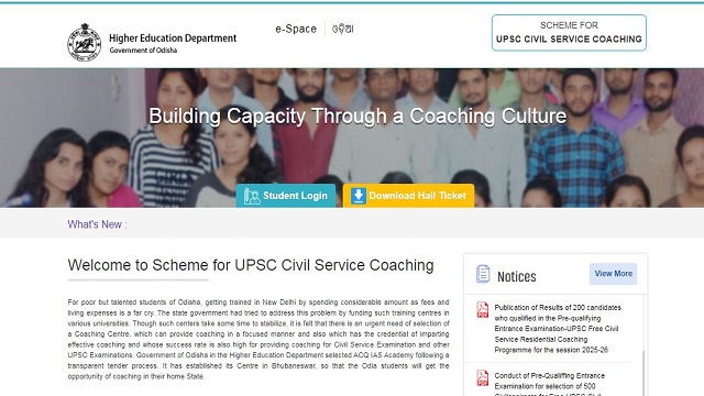 Free UPSC Civil Services Residential Coaching Programme 2026-27: Online ...