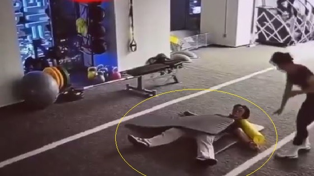 Man falls asleep for 7 hours at gym during warm-up, watch